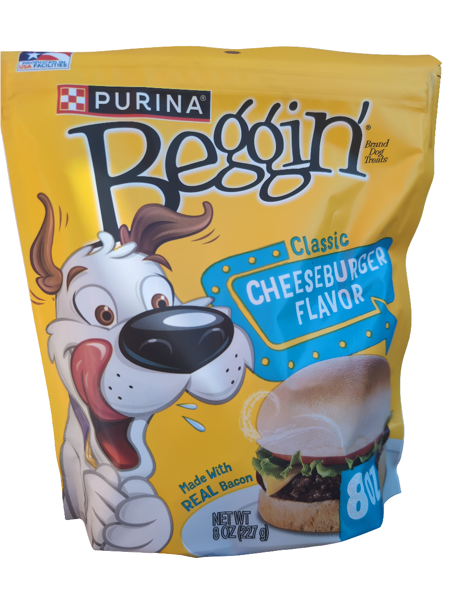 Purina Beggin Cheeseburger 8oz 12.31.2025 – Sheboygan Discount Warehouse